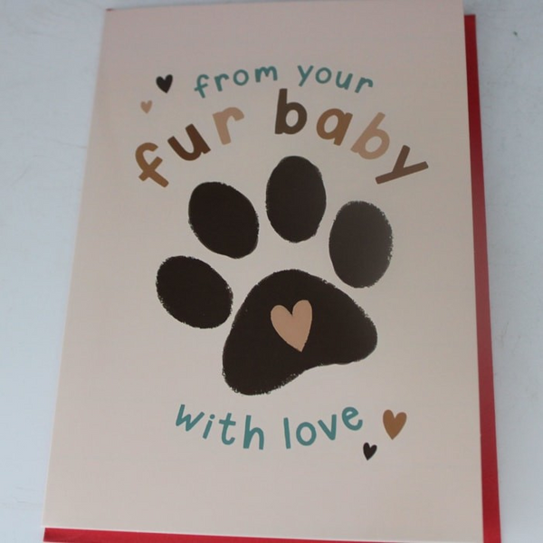 Greetings Card From Your Fur Baby With Love – Yorkshire Cat Rescue
